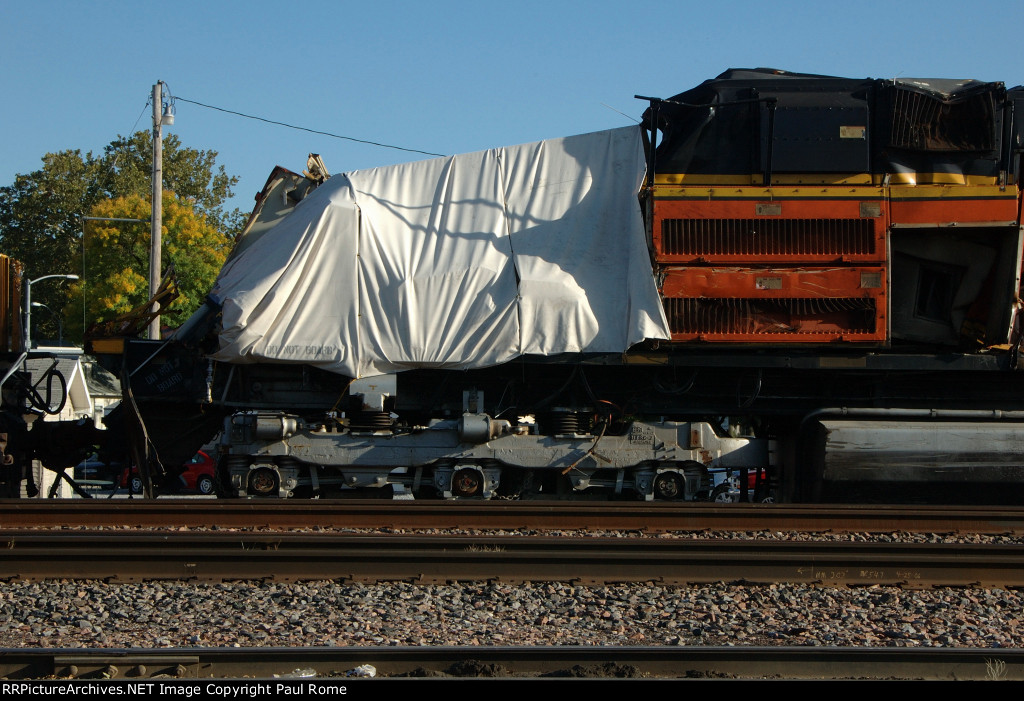 BNSF 9159, EMD SD70ACe, was the lead unit involved in the fatal rear end collision at McPhearson ...